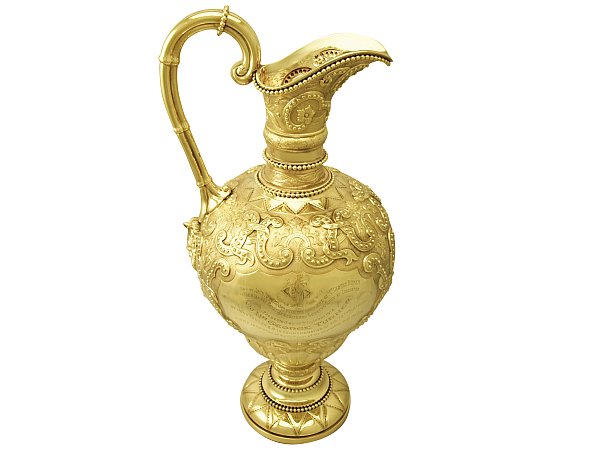 Gold Jug in 9ct Yellow Gold - Antique George V