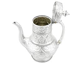Victorian Silver Coffee Pot | Antique Silverware| AC Silver