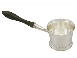 Brandy Pan in Sterling Silver | Georgian Silverware | AC Silver