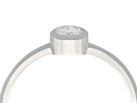Bezel Set Diamond Solitaire | Engagement Rings | AC Silver