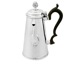 Victorian Coffee Pot | English Silverware | AC Silver