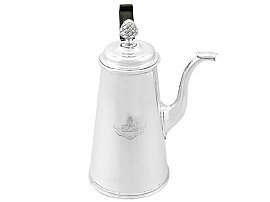 Victorian Coffee Pot | English Silverware | AC Silver