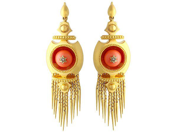 Victorian Jewellery Set in Gold | AC Silver