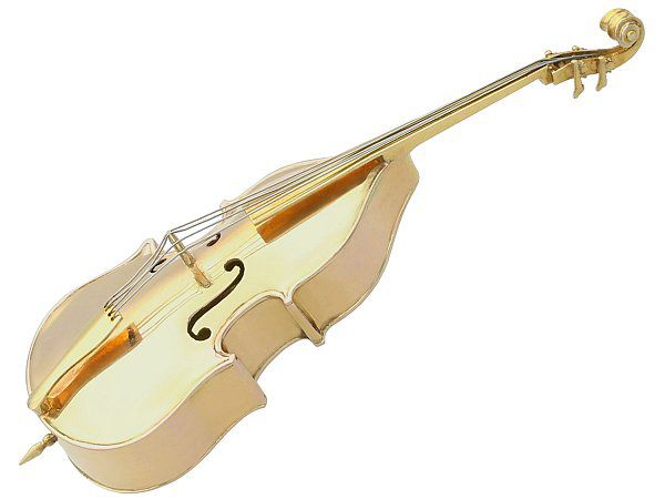 Antique Gold Double Bass Model | AC Silver