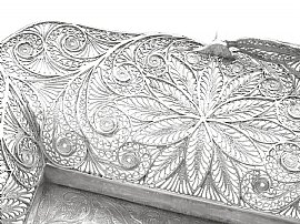 Silver Filigree Basket for Sale | AC Silver