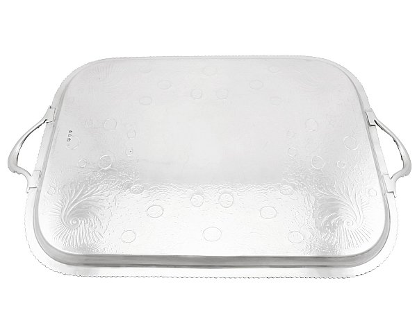 Large Sterling Silver Tray with Handles | AC Silver