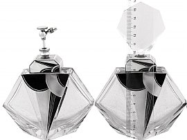 Antique Glass Dressing Table Set | AC Silver